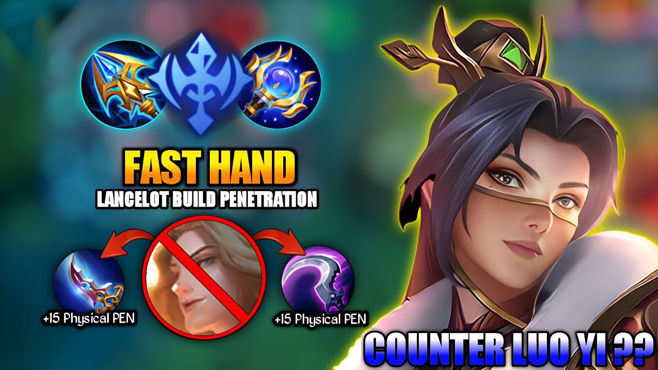 SOLO RANKED MYTHICAL GLORY | Yakin Lancelot Mau Counter Luo Yi ?? - YouTube