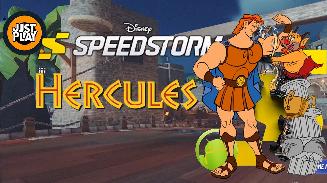 Disney Speedstorm : New Racer Unlocked Hercules To Race - YouTube