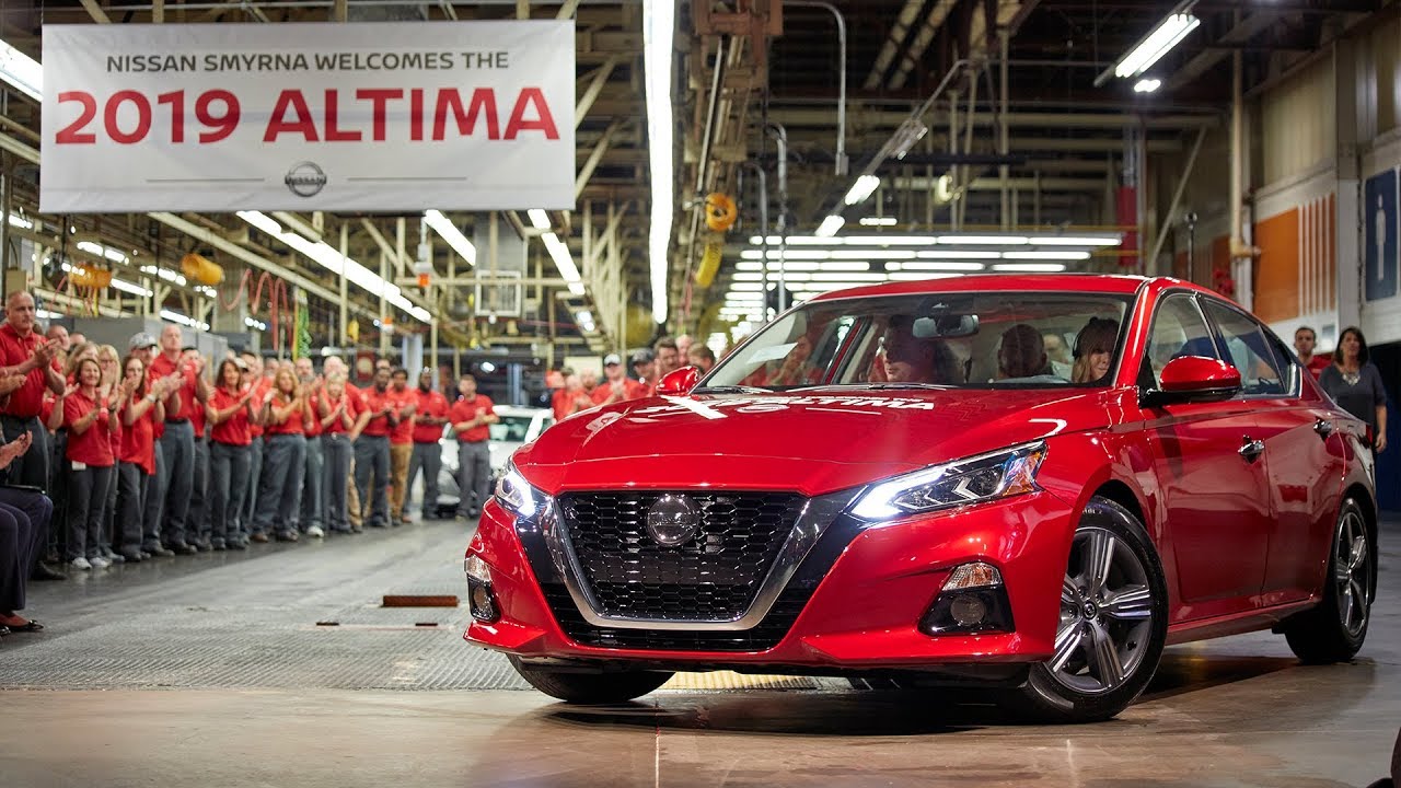 2019 Nissan Altima Production at the Smyrna Vehicle Assembly Plant ...
