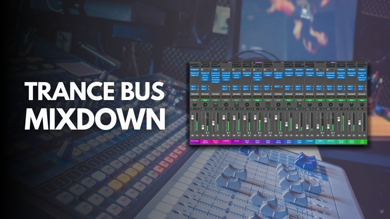 Trance Bus Mixdown - YouTube
