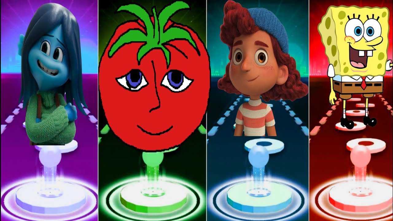 Ruby_Gillman🆚 mr tomatoes 🆚Luca coffin🆚The SpongeBob🔥Who is best? - YouTube