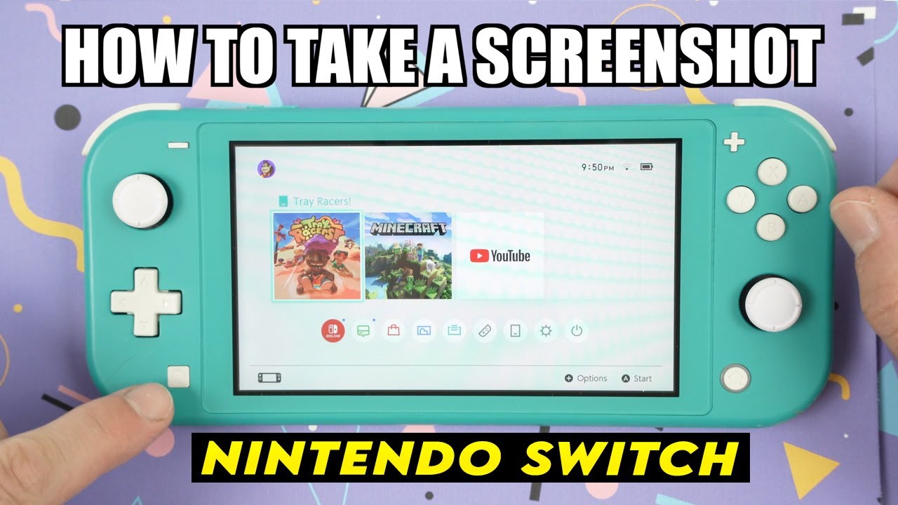 Nintendo Switch : How to Take a Screenshot - YouTube