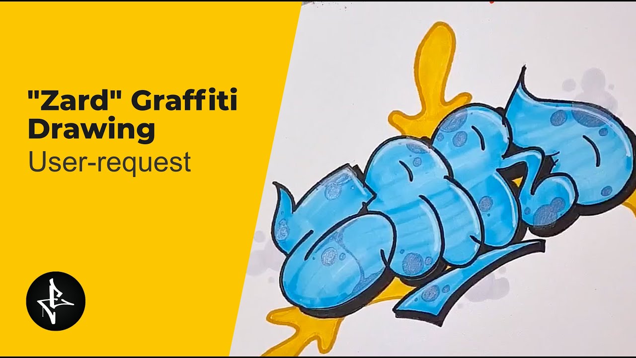 "Zard" Graffiti 😲 Throw-up Drawing ️ #short - YouTube