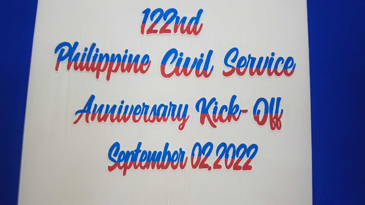 122nd Philippine Civil Service Anniversary - YouTube