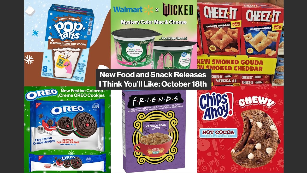 New Snack Releases from Pop-Tarts, OREO, Friends Cereal, & Wicked Mac ...