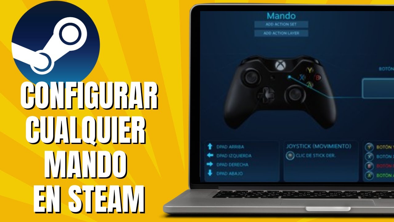 Cómo CONFIGURAR Cualquier Mando Para Jugar En STEAM - YouTube