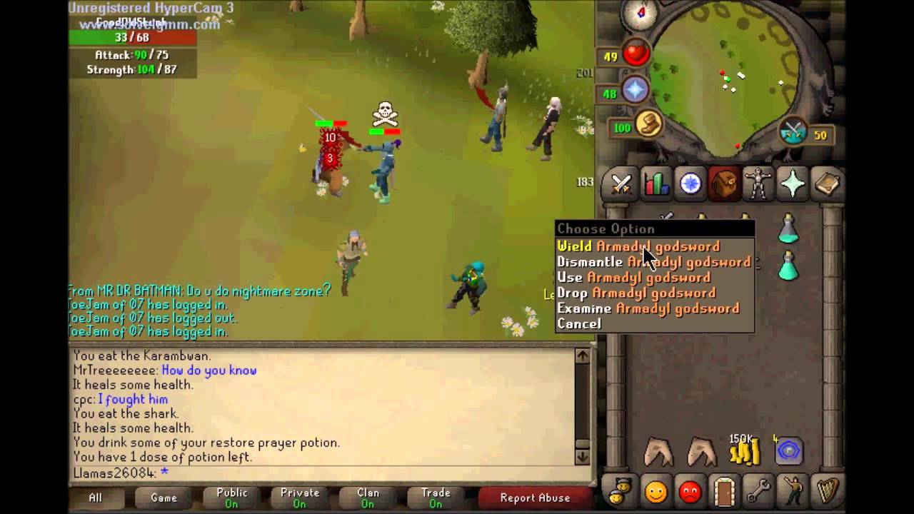 OSRS AGS pking & Staking - YouTube