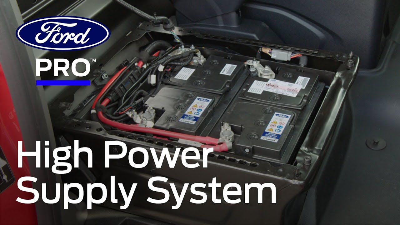 Ford Pro™ Special Vehicles – High Power Supply System | Ford UK - YouTube