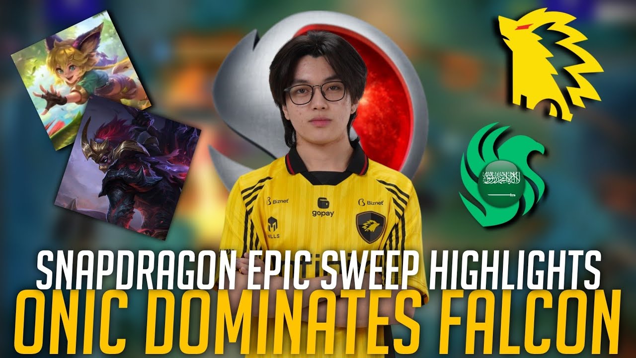 ONIC ESPORTS SWEEPS TEAM FALCON | Snapdragon Epic Highlights! - YouTube
