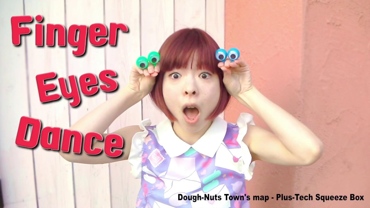 Finger Eyes Dance★動く目のリングで踊ってみた【うぽる1分振付】 - YouTube