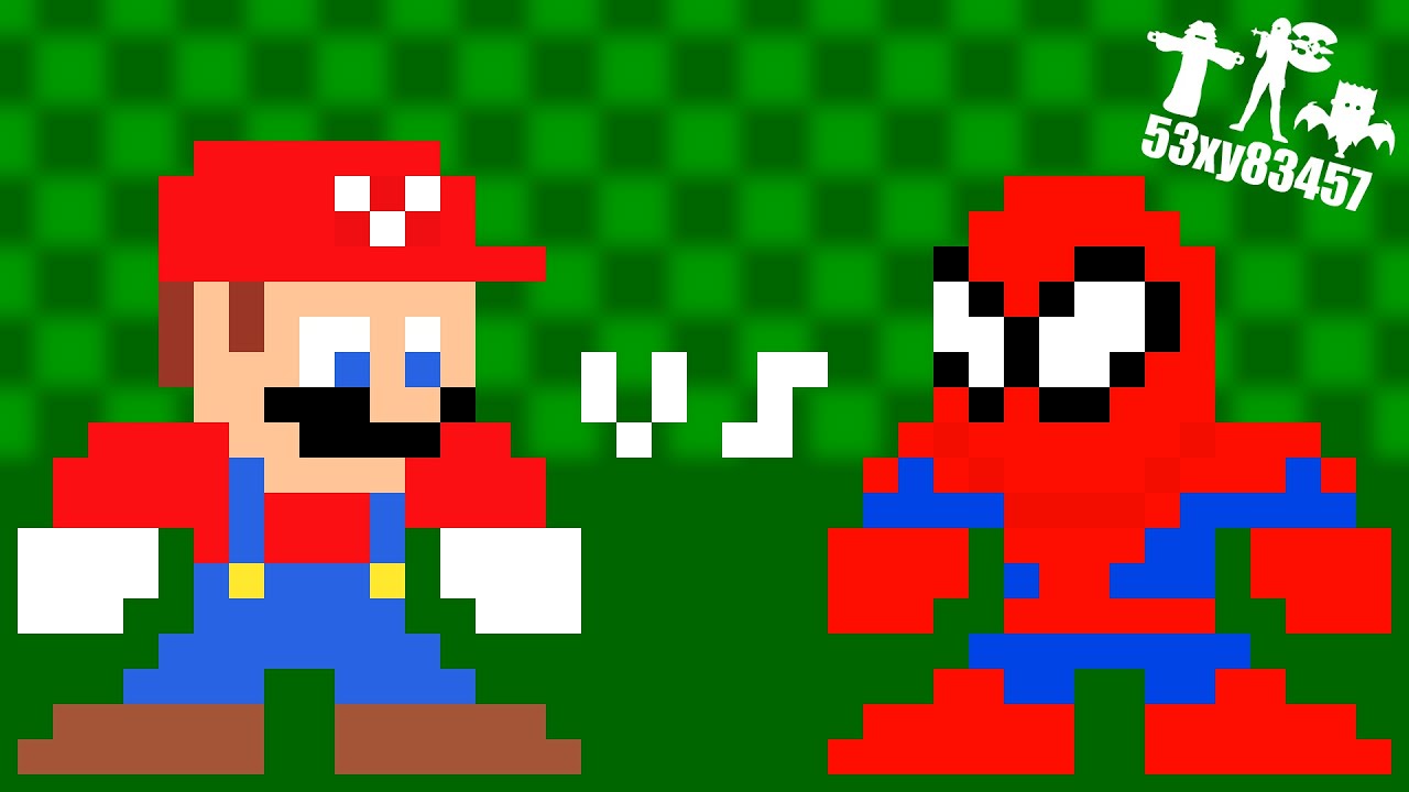Super Mario vs Spider-Man - Project Pixkill - YouTube
