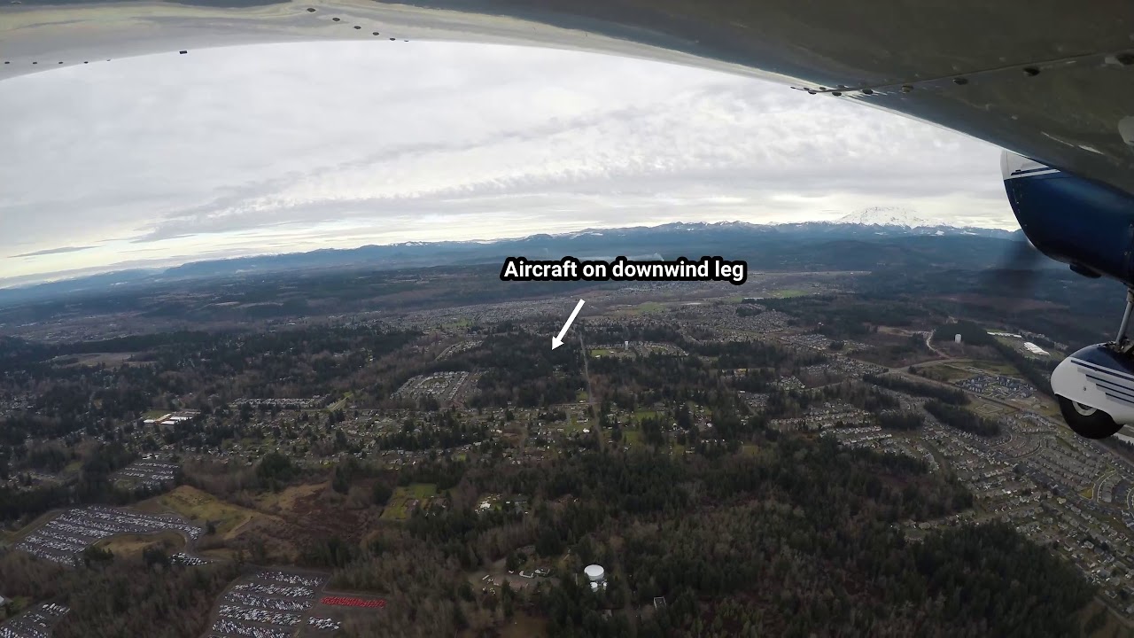 Teardrop Pattern Entry (Recorded on Wing-Mounted Go-Pro) - YouTube