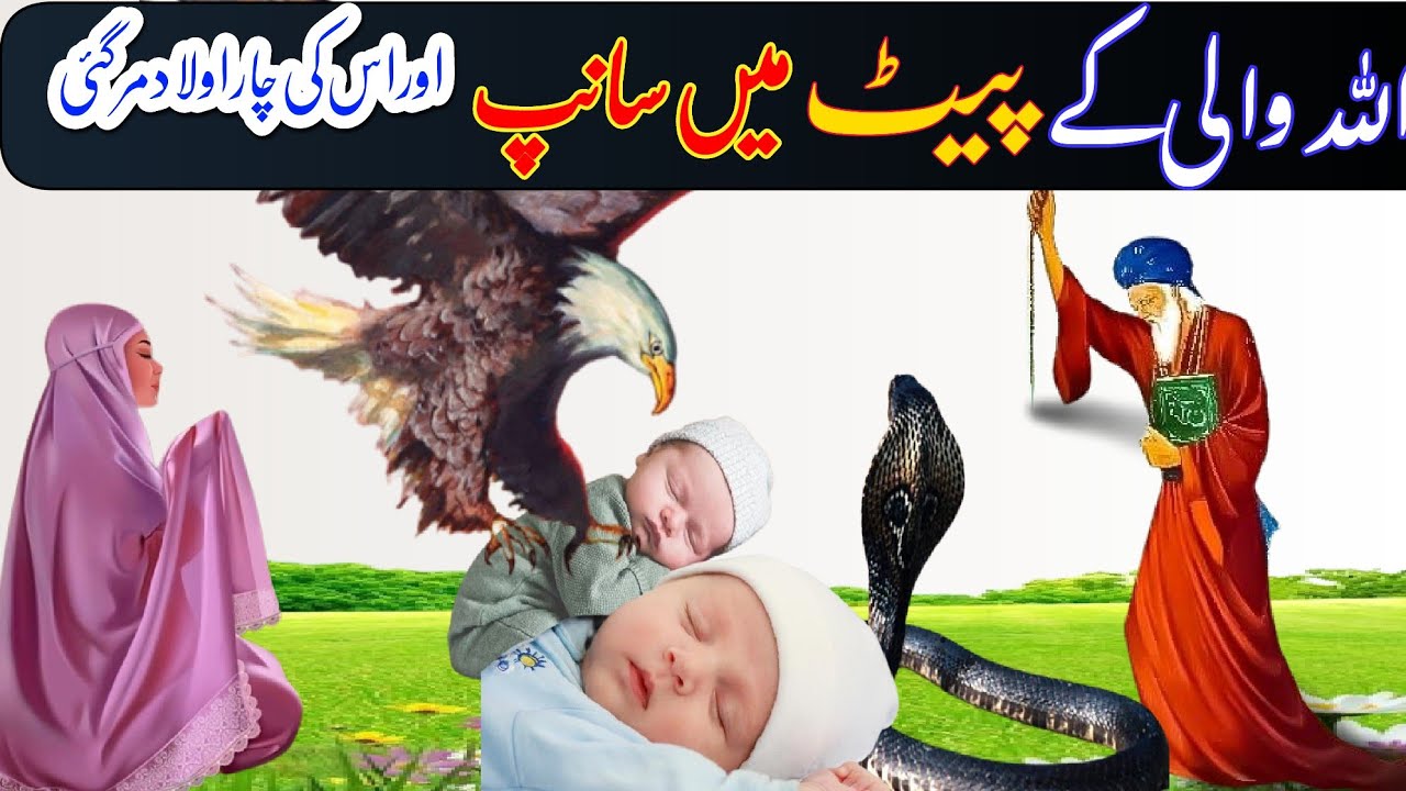 Aik Allah Wali ke paet main Saanp Aur char bache margaye|Allah Wale Ki ...