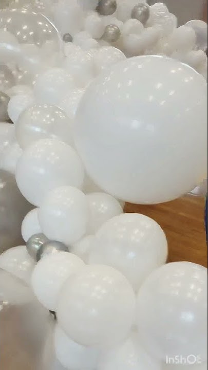 DIY Prom Balloon garland cloud installation, how we install this huge ...