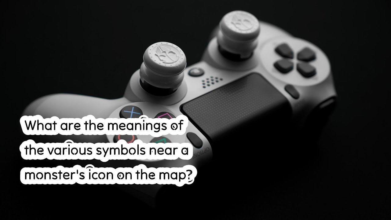 What are the meanings of the various symbols near a monster's icon on ...