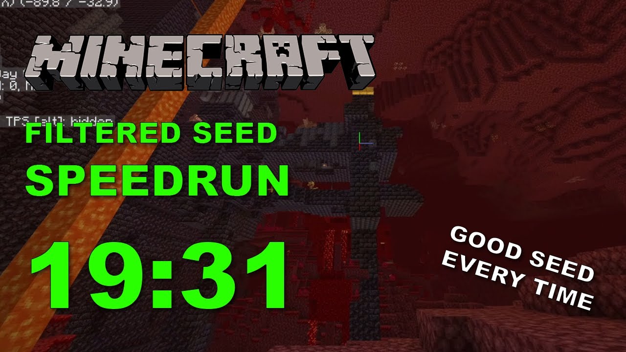 [Minecraft Speedrun] FILTERED SEED GLITCHLESS in 19:31 - YouTube