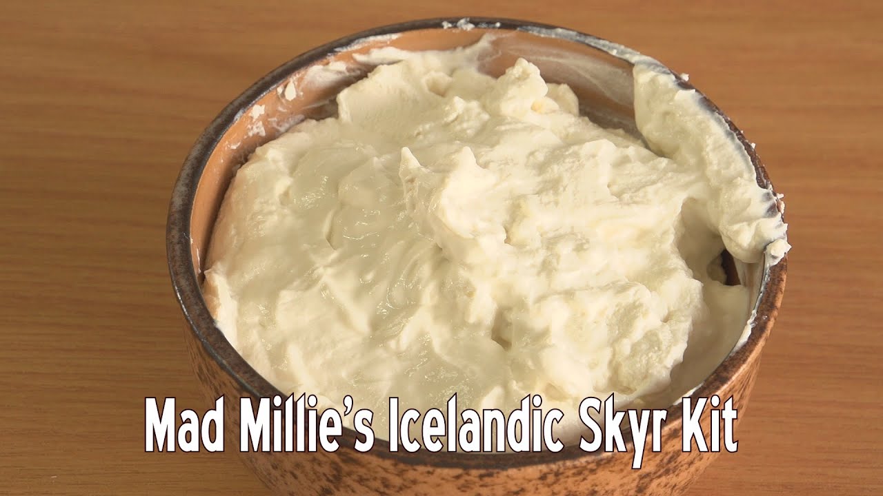 How to Make Icelandic Skyr - Mad Millie's Icelandic Skyr Kit - Quick ...