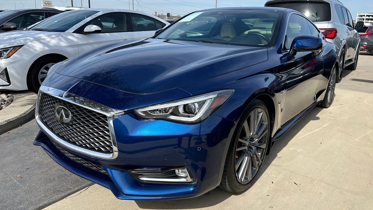 Blue 2017 INFINITI Q60 Red Sport 400 - YouTube