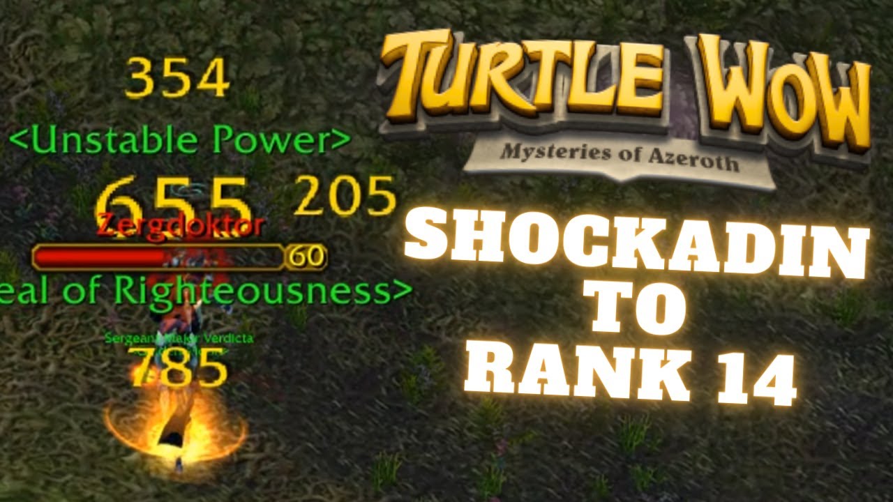 Turtle WoW - Shockadin/Paladin PvP Ranking! [World of Warcraft] - YouTube