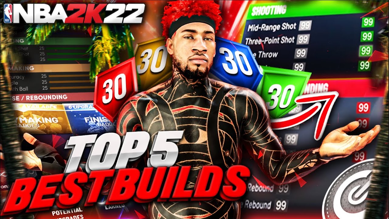 TOP 5 BEST BUILDS IN NBA 2K22 *AFTER PATCH 7* STAX REVEALS THE MUST ...