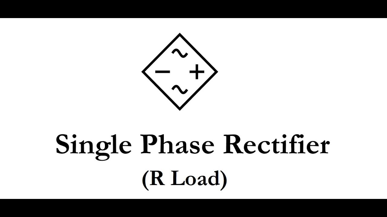 Diode Circuit With Ac Source R Load Matlab Simulink Youtube