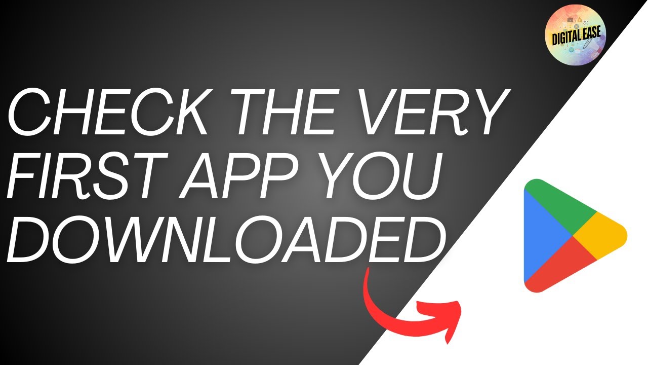 The Very First App You Downloaded In Play Store | Check It Out! - YouTube