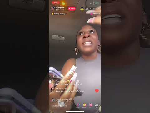 Kyhighlah (Coco de thick) live today cursing 🤬 an older woman 👵