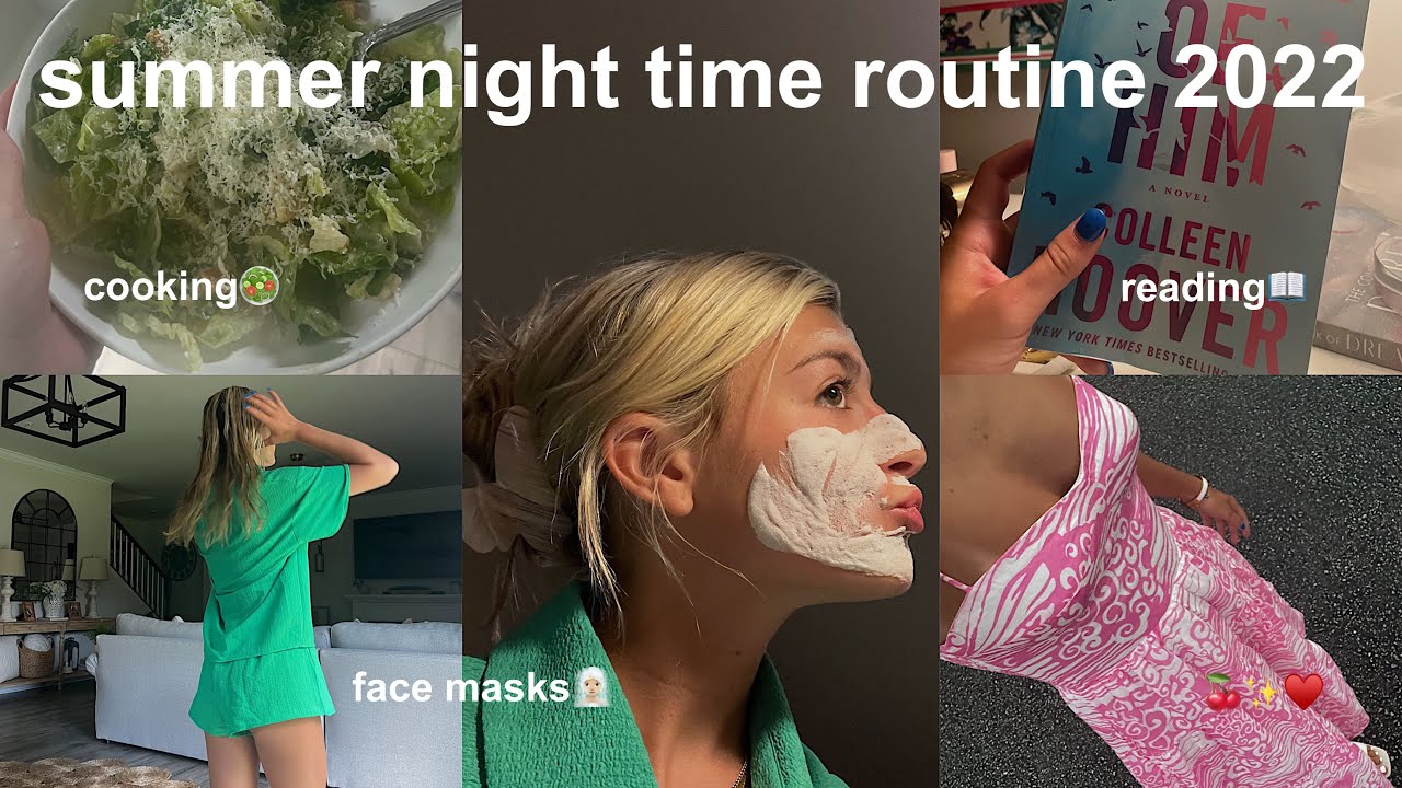 summer night routine 2022🌓💤 - YouTube