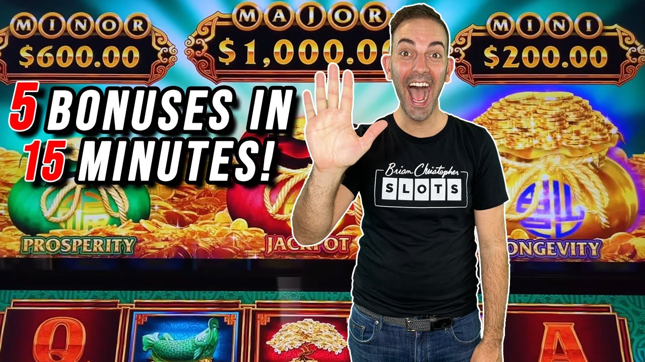 😱 Did I Really just get 5 BONUSES in 15 Minutes? $26 MAX Bet Spins ...