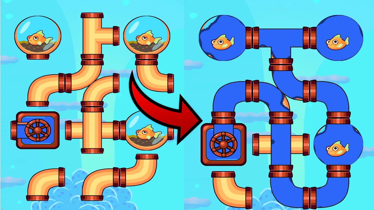 Rescue the cute fish game || mini fish game || fishdom gameplay video ...
