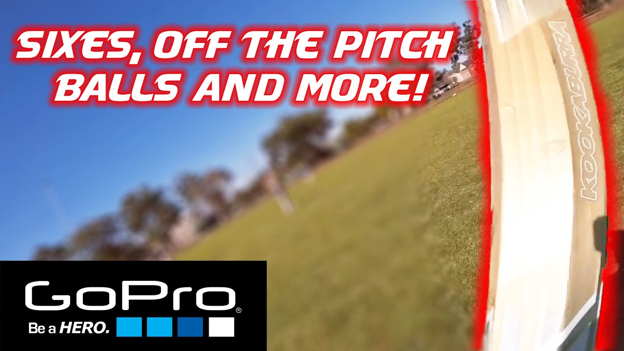 SIXES AND BALLS OFF THE PITCH! | GOPRO CRICKET BATTING HIGHLIGHTS ...
