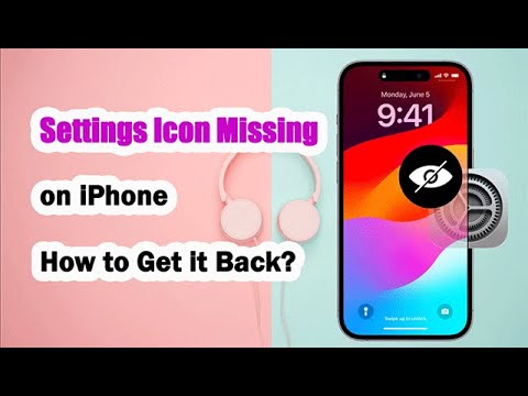 Settings Icon Missing on iPhone--How to Solve - YouTube