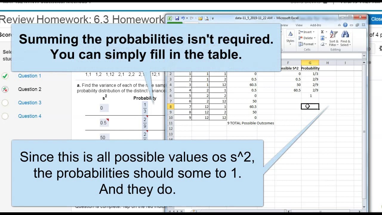 Sampling Distribution of Sample Variance - YouTube