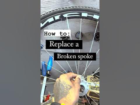 Do THIS for a Broken Bike Spoke #cycling - YouTube