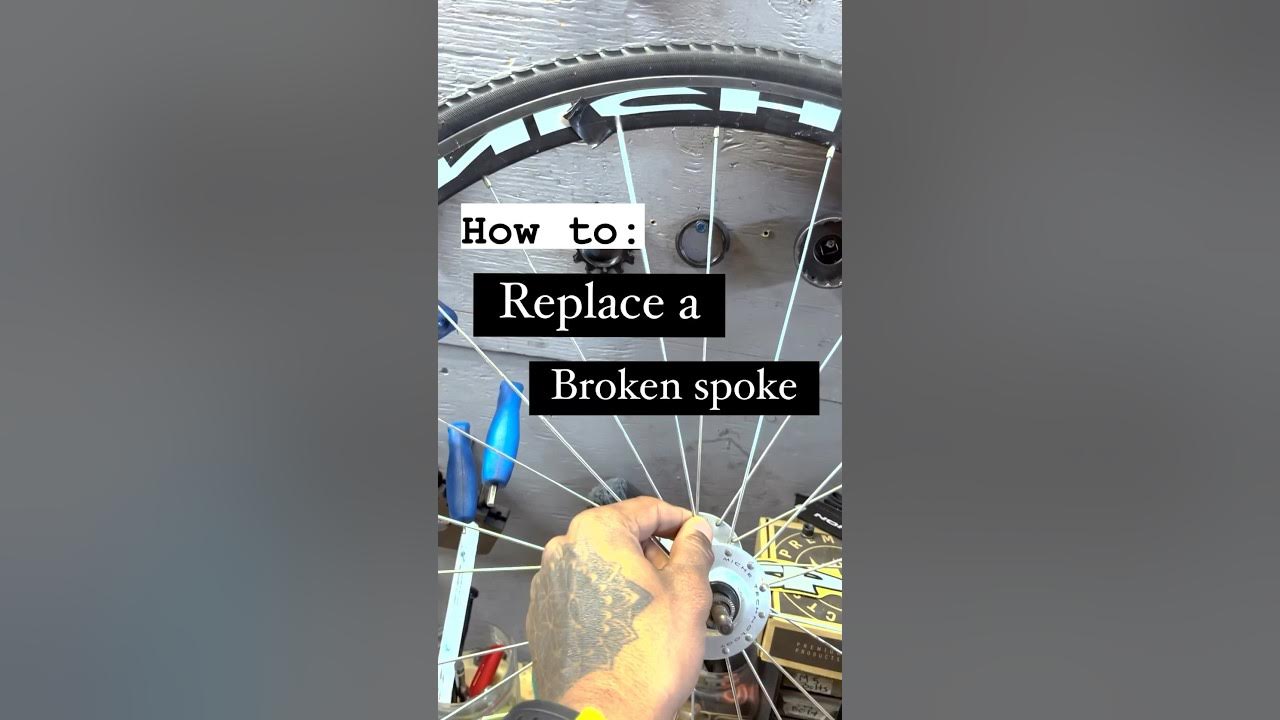Do THIS for a Broken Bike Spoke #cycling - YouTube