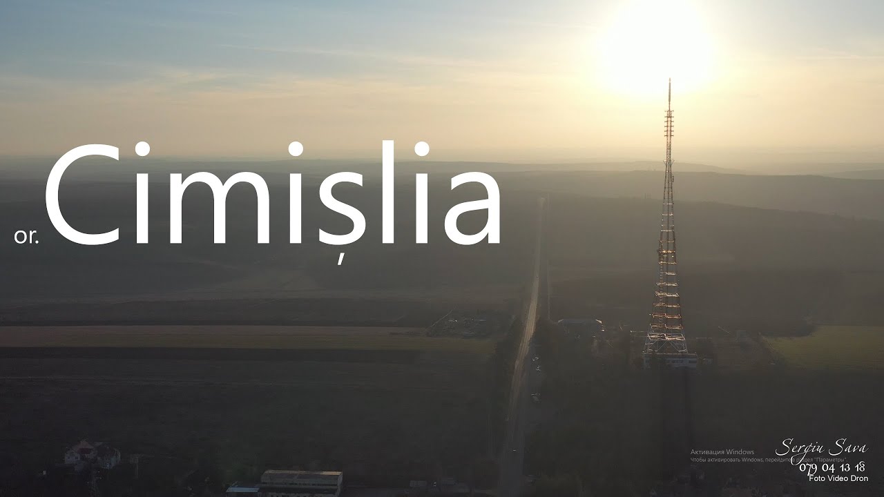 or Cimislia, Republica Moldova. 4K. Versiunea scurta. #1 Cimislia town ...