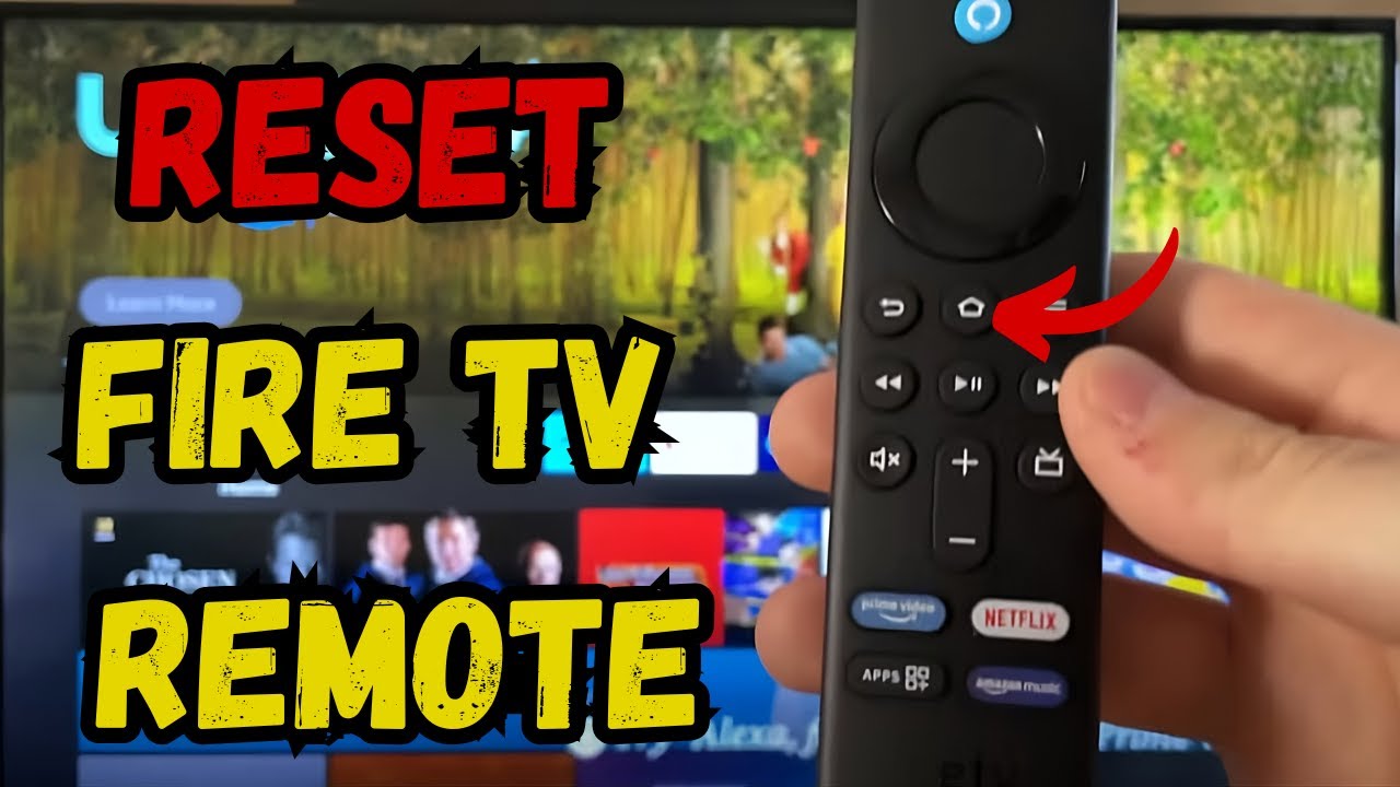 How to Reset Fire TV Remote | Easy Fix for Pairing & Button Issues ...