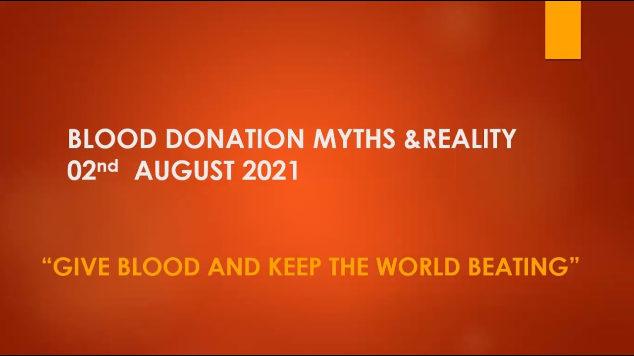 Blood Donation FAQs - YouTube