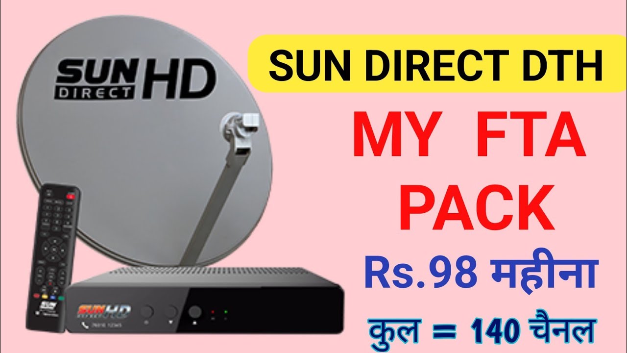 Sun Direct Recharge Plans, Sun Direct My FTA Package, Sun Direct Sasta ...