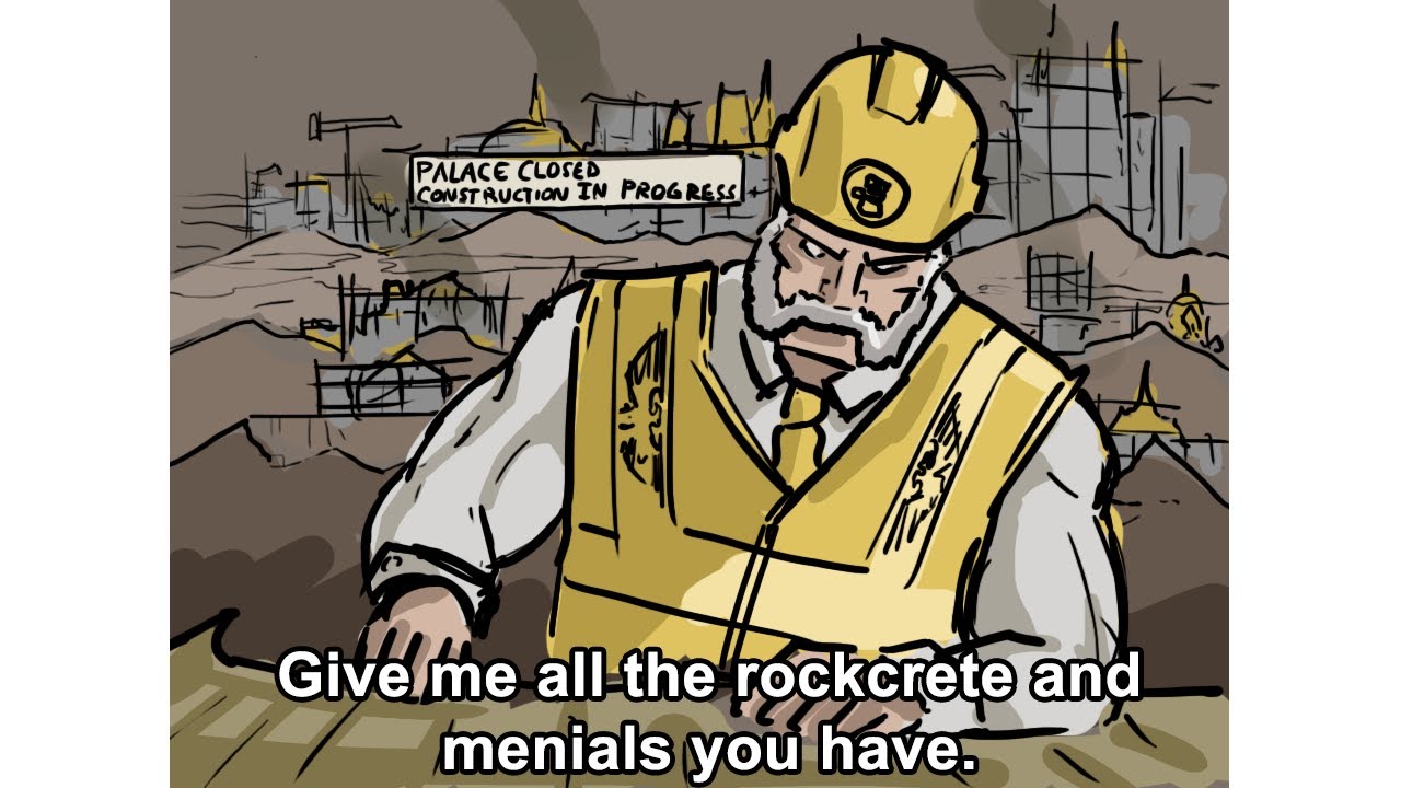 Rogal Dorn Building The Imperial Palace | A 40k Meme Webcomic Dub - YouTube