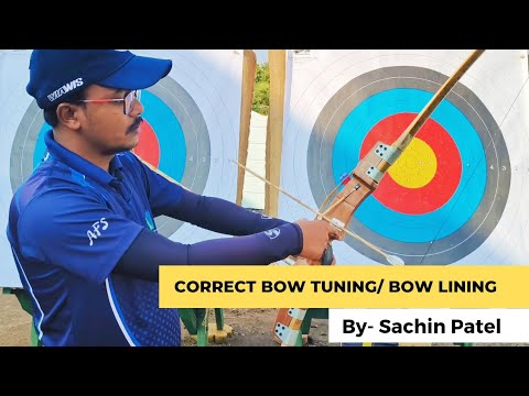 Correct Bow Tuning / Bow Lining | By Coach Sachin Patel | AIM FOR ...