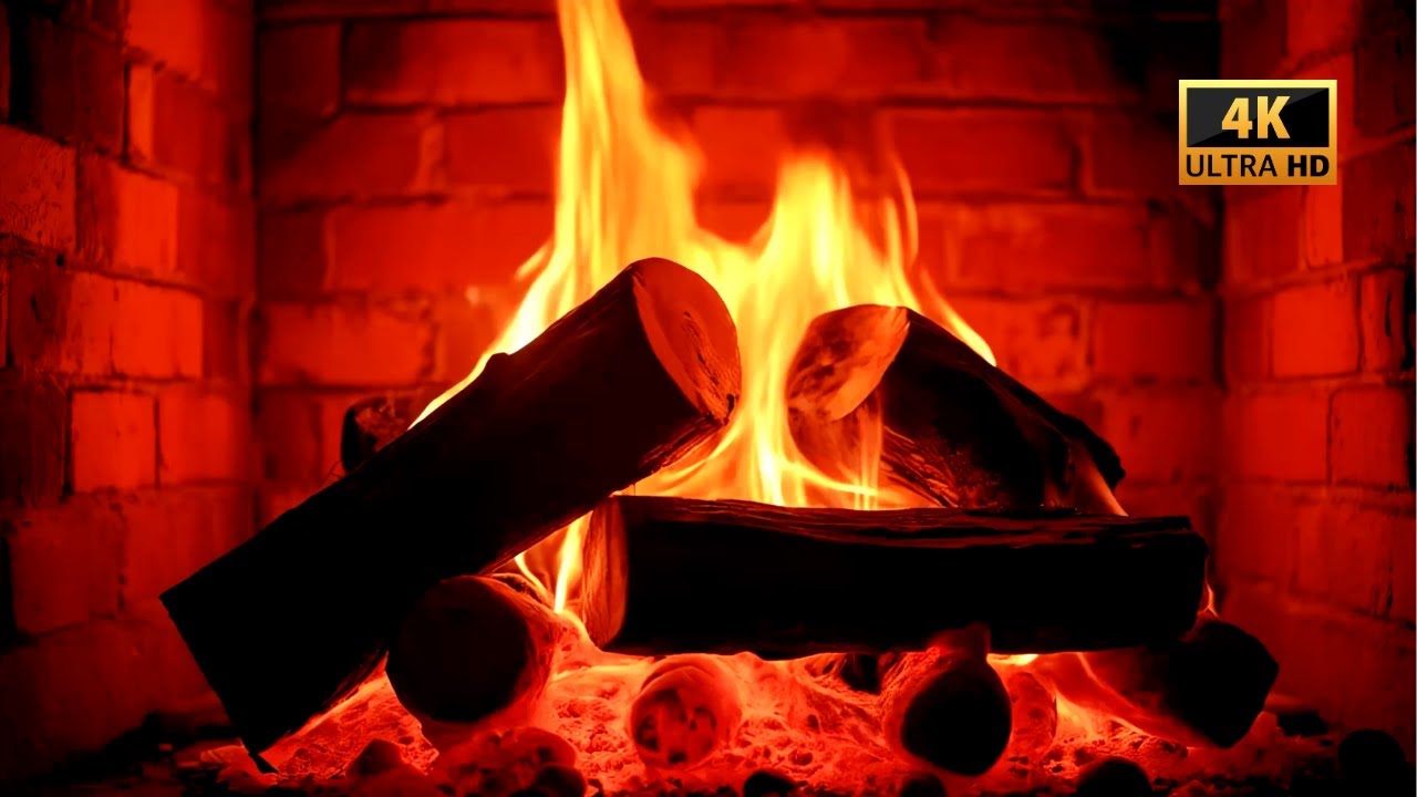 Fireplace Sounds for Sleeping | Cozy Crackling Fire & Warm Ambience for ...