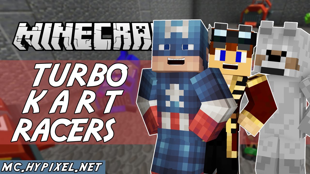 Minecraft Minigame - TURBO KART RACERS! (with BOLTZtheCLOWN & TycerX ...