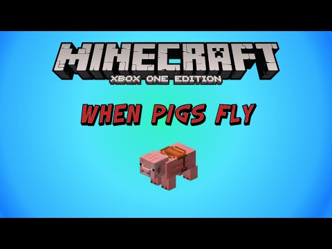 Minecraft (Xbox One/360 & PS3/4/Vita) When Pigs Fly Achievement/Trophy ...