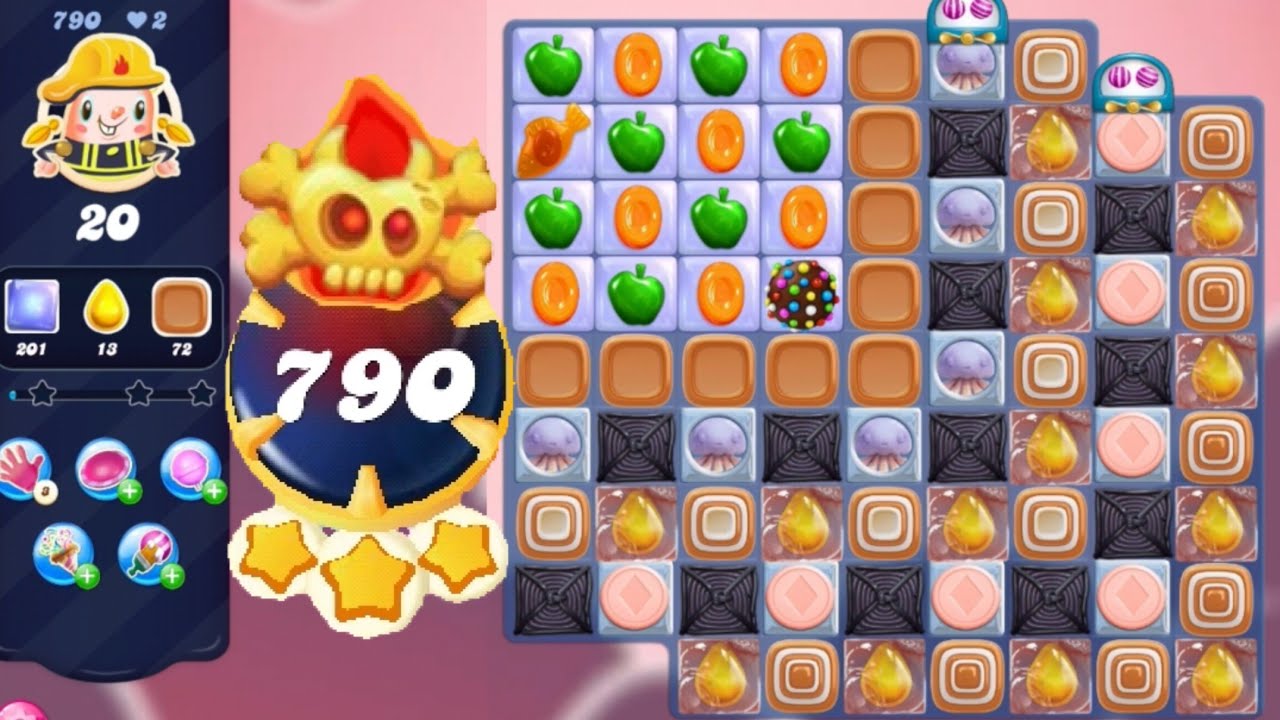 Candy Crush Saga Level 790 || Legendary Level || Playing with Boosters ...