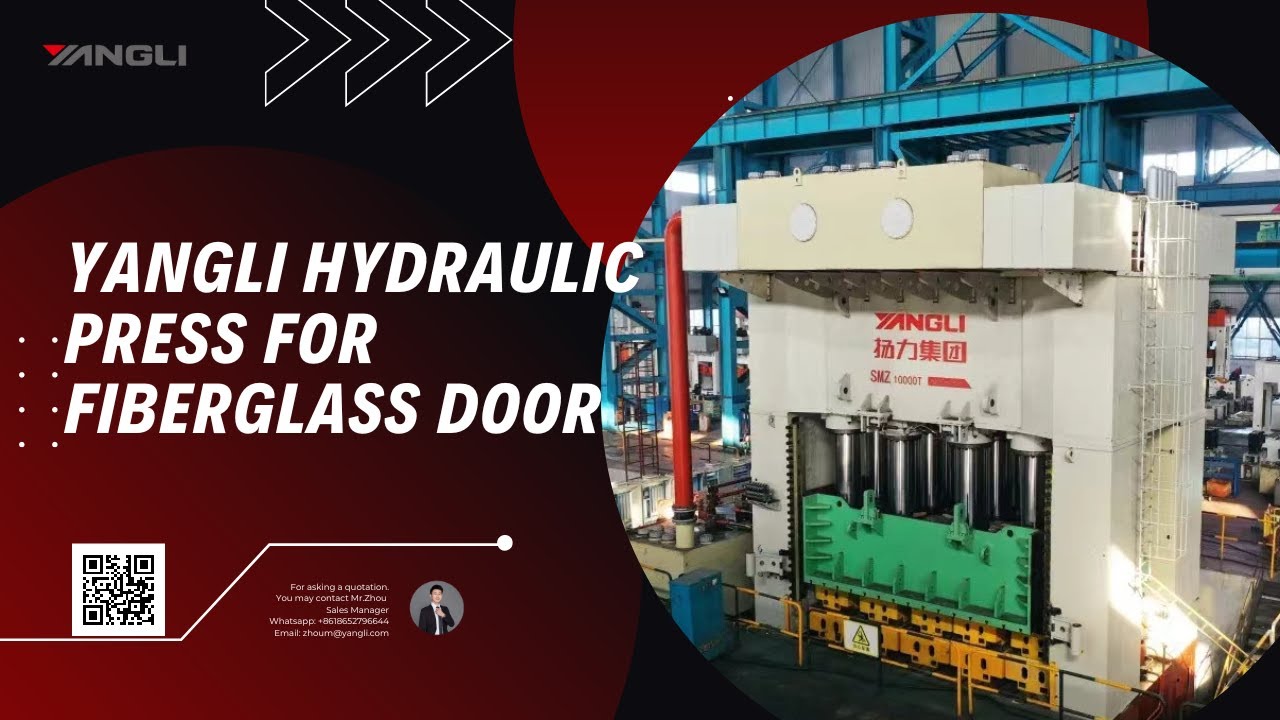 YANGLI 10000Ton Hydraulic Press For Fiberglass Door - YouTube