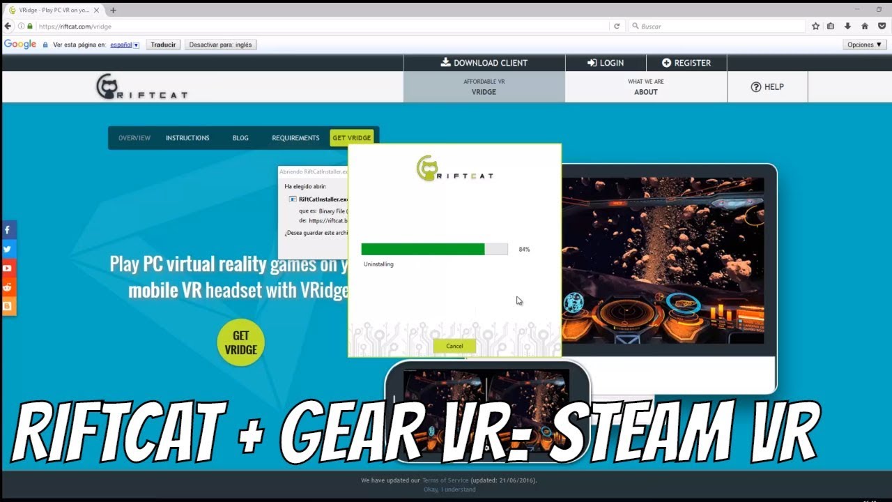 Samsung Gear Vr + Riftcat | Realidad Virtual Pc . "Codec Hevc" Parte 2 ...