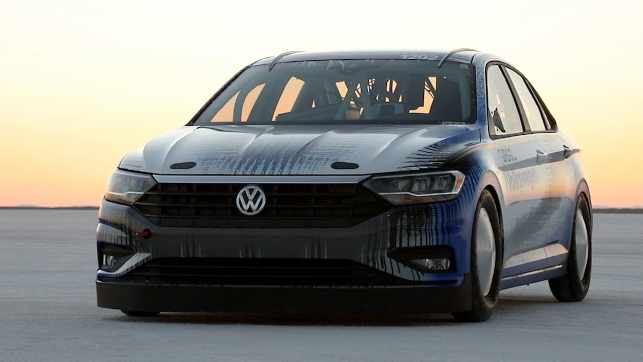 2019 Volkswagen Jetta 210 mph Record at Bonneville Slat Flats - Behind ...