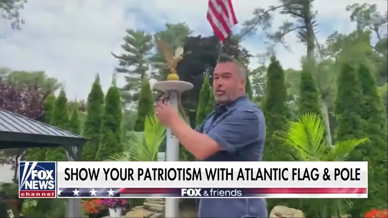 Phoenix Flagpole Endorsed by Skip Bedell on Fox and Friends - YouTube