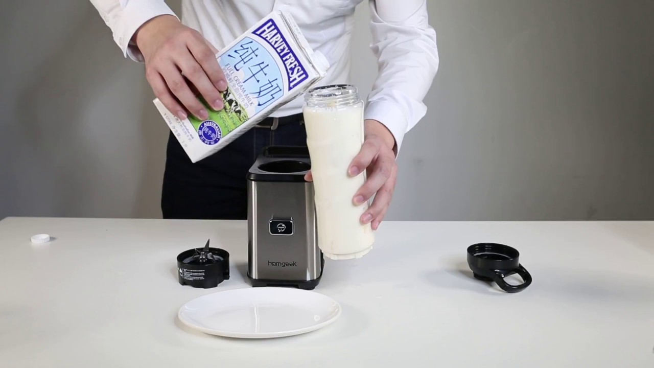 Homgeek Mini 350W Fruit and Vegetable Single Serve Juice Extractor ...